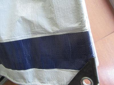 China HDPE Tarpaulin sheets with reinforced bands,relif camp/refugees tents material,anti-UV en venta