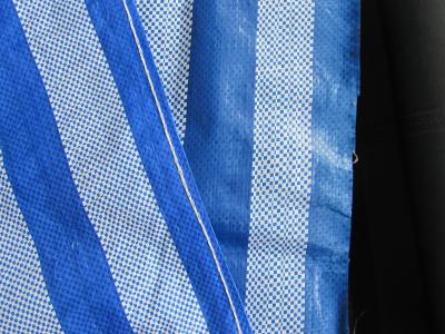 China Stripe Color Plastic PE Tarpaulin Cover for sale