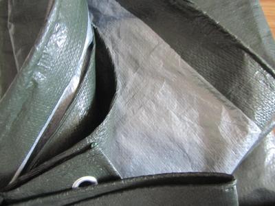 China 140gsm green/white Waterproof polyethylene tarpaulin for sale