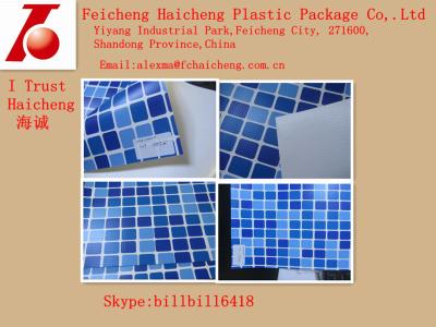 China 3 colores imprimieron la lona laminada pvc en venta