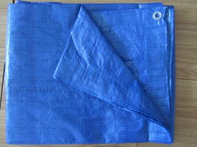 China 60g finished hdpe blue tarpaulin for sale