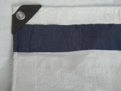 China Tela estándar 190gsm de la lona del PE del ACNUR con las bandas en venta