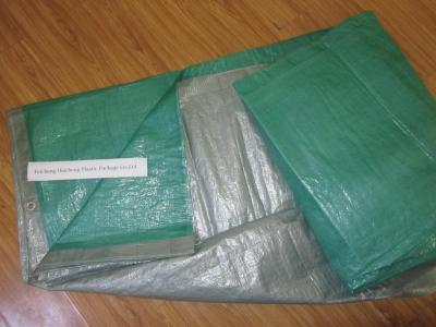 China color gris/verde de 130gsm, lona del PE del producto final en venta