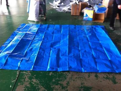 China waterproof  woven fabric ground sheet PE tarpaulin Te koop
