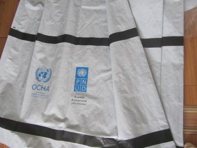 China relief tarp, 190gsm UNHCR pe tarpaulin Te koop
