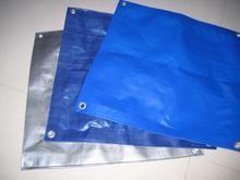 China 190gsm finished blue/white tarpaulin tarp ready mede product Te koop