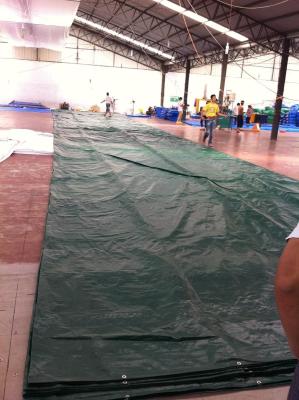 China 300micron fumigation tents waterproof tarpaulin sheet en venta