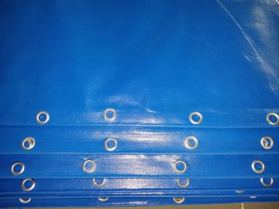 China reinforced eyelets tarpaulin PE tarpaulin  truck cover en venta
