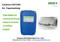 China High Purity Catalase CAT-540 200000 U/ml for Hydrogen Peroxide Decomposition in Papermaking for sale