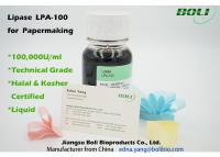 China Technical Grade Lipase Enzyme 100000 U/mL for Papermaking High Concentration for sale