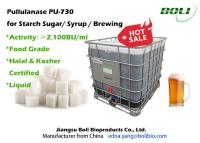 China Pullulanase Enzyme 2100 BU/ml for Starch Sugar Syrup Brewing High Concentration for sale