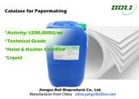 China Technical Grade Catalase Enzyme 200000 U/ml for Papermaking Hydrogen Peroxide Decomposition for sale