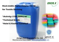 China High Activity Textile Desizing Liquid Alpha Amylase 180000 U/ml Heat Stable for sale