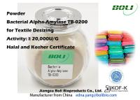 China Powder Bacterial Alpha-Amylase TB-0200 20000 U/g for Desizing Cotton Silk Fabrics for sale