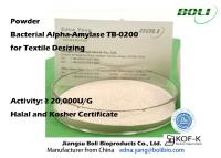 China Powder Bacterial Alpha-Amylase TB-0200 20000 U/g for Desizing Cotton Silk Fabrics for sale