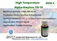 China High Temperature Alpha Amylase Enzyme 180000 U/mL for Textile Desizing for sale