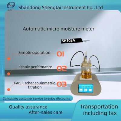 China Automatic Micro Moisture Meter SH103A Water Content Of Petroleum Products for sale