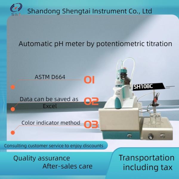 Mètre automatique d'indice d'acidité par la méthode potentielle Astm D664 de titration de titration potentiométrique