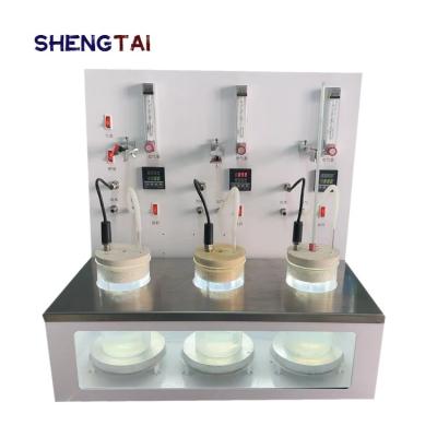 Cina Tester 1384 di corrosione del liquido refrigerante del motore di ASTM D con il riscaldamento elettrico del piatto di 3 fori in vendita