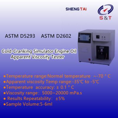 China Equipo de ensayo de aceite de lubricante ASTM D5293 Aceites automáticos para motores Viscometro aparente en venta