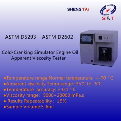 China Equipo de ensayo de aceite de lubricante ASTM D5293 Aceites automáticos para motores Viscometro aparente en venta