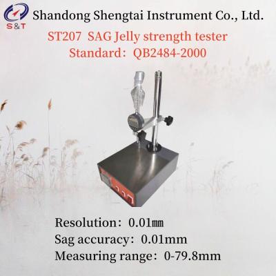 중국 해상도 0.01mm 웅덩이 젤리 강도 검사기 QB2484-2000 사그 정확도 0.01mm 판매용