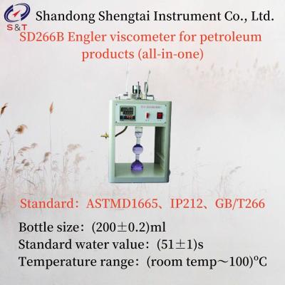 China Bottle Size 200±0.2ml Engler Viscometer For Petroleum Products All-In-One AC220V 50Hz for sale
