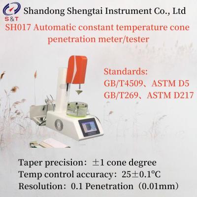 Κίνα Ανάλυση 0,1 διείσδυση 0,01mm Grease Cone Needle Penetration Meter Machine Cone 102.5±0,05g προς πώληση