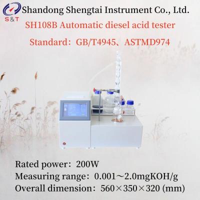 China Ac220v±20% Utilização de óleo de petróleo Teste de acidez de querosene automático 50hz±10% Potência nominal 200w à venda