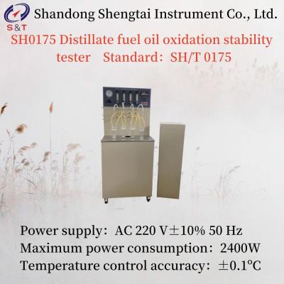 China AC220V 50HZ Teste de estabilidade da oxidação do óleo combustível destilado Consumo de energia ≤ 2400W Precisão ± 0,1oC à venda
