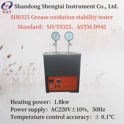 China ASTM D942 AC220V±10% 50Hz Tester de estabilidade de oxidação de graxa Potência de aquecimento 1,8 kW à venda