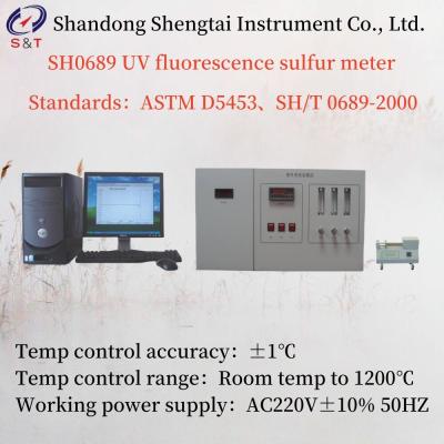 China ASTM D5453 Analisador de Enxofre UV de Fluorescência Ultravioleta AC220V±10% 50HZ à venda