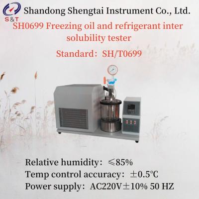China Potência 1500W Teste de solubilidade do óleo de congelamento e do refrigerante AC220V ± 10% 50 HZ à venda