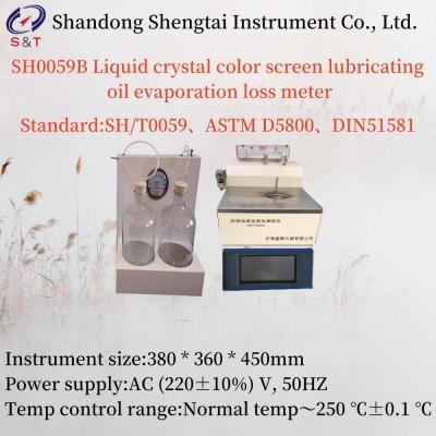 China Liquid Crystal Color Screen Lubricating Oil Evaporation Loss Meter ASTM D5800 for sale