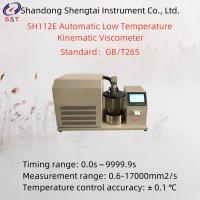 China Automatic Low Temperature Kinematic Viscometer Heating Power 750W for sale