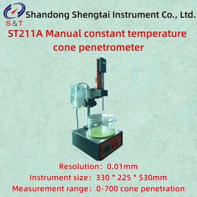 중국 ST211A Manual Constant Temperature Cone Penetrometer Resolution 0.01mm Ointment 판매용