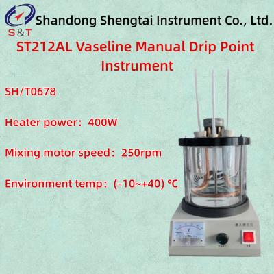 China ST212AL Vaseline Manual Drip Point Instrument SH/T0678 Speed 250rpm Glass Test Tube for sale