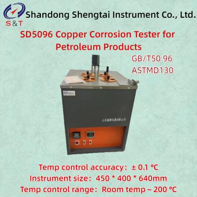 중국 석유제품용 구리 경화 검사기 ASTM D130 4홀실온 200°C 판매용