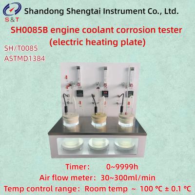 중국 엔진 냉각 용액 진식 검사기 ASTMD1384 1000ml 컵 타이머 0~9999h 뜨거운 판 난방 판매용