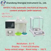 China Fully Automatic Mechanical Impurity Content Analyzer With Balance ASTM D473 for sale