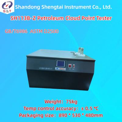 China Petroleum Cloud Point Tester ASTM D2500 Raumtemperatur ～ -70 ℃ Genauigkeit ± 0,5 ℃ 75 kg zu verkaufen