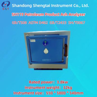 China Temperatura de la sala de análisis de cenizas de productos petrolíferos   1000°C Cenizas sulfatadas ASTM D482 en venta