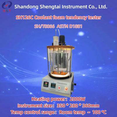 China SH126C Tester der Kühlmittel-Schaumneigung Raumtemperatur     100 °C Glaswarenmethode ASTM D1881 zu verkaufen