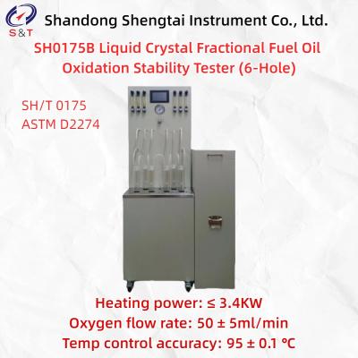 중국 6 홀 디스틸레이션 연료 오일 산화 안정성 검사기 95 ± 0.1 °C ASTM D2274 판매용