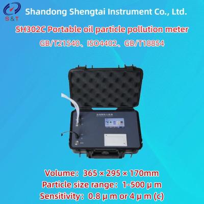 China IP67 Portable Oil Particle Pollution Meter Offline Detection 5-60mL/Min ISO4406 for sale