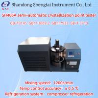 China Semi Automatic Crystallization Point Tester Compressor Refrigeration ± 0.5 ℃ ASTM D852 for sale