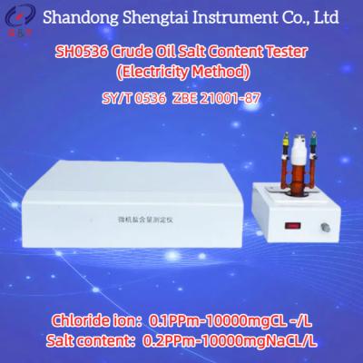 China Crude Oil Salt Content Tester 0.2PPm-10000mgNaCL/L ASTM D3230 for sale