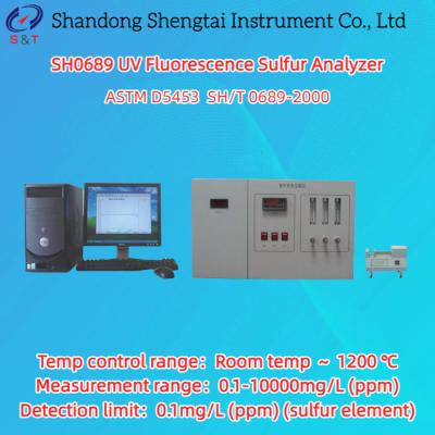 China UV Fluorescence Sulfur Analyzer 0.1-10000mg/L ASTM D5453 for sale