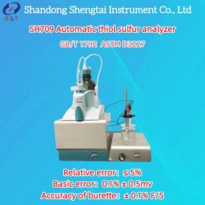 Cina Analisatore automatico di zolfo di tiolo 10 ml Burette ASTM D3227 in vendita