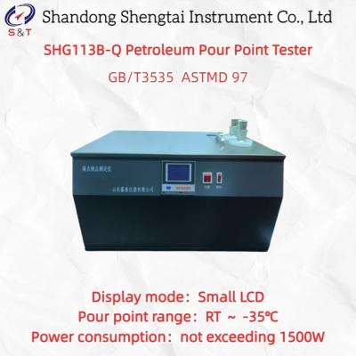 Cina Tester per punto di scorrimento per prodotti petroliferi a bagno metallico, compressore gemellare, punto di scorrimento RT ～ -35℃ ASTM D97 in vendita